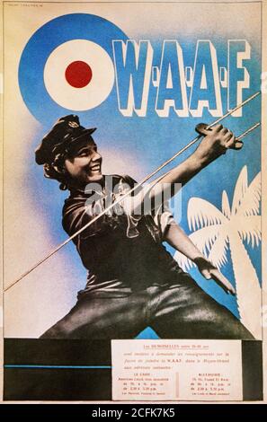 The Women's Auxiliary Air Force (WAAF), was the female auxiliary of the ...