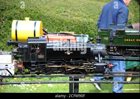 model steam locomotive on display at great central railway loughborough ...