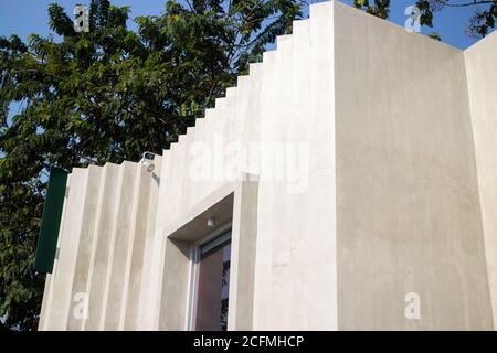 Exterior design loft building in summer day, stock photo Stock Photo ...