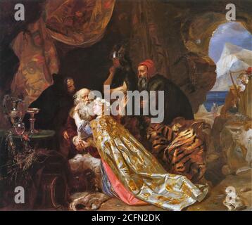 Ward Edward Matthew - King Lear and Cordelia Stock Photo - Alamy