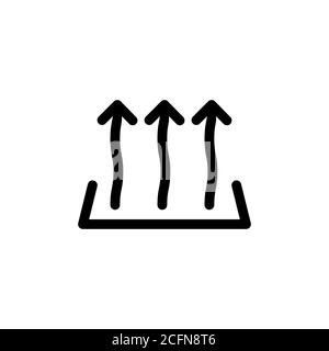 Warm up food icon vector. Preheat in microwave oven sign. Heating ...