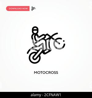 Dirt jump bike icon, simple style Stock Vector Image & Art - Alamy