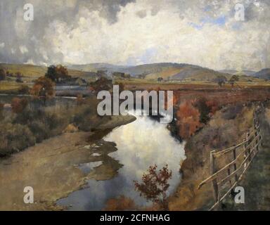 James Paterson - Autumn In Glencairn 1887 Stock Photo - Alamy