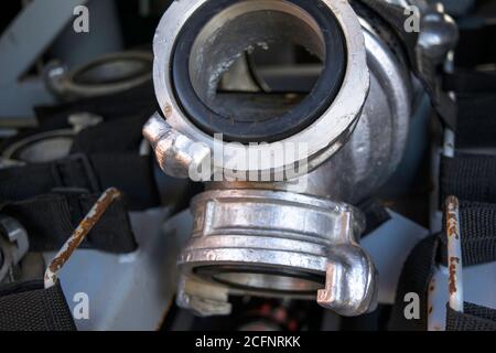 fire water collector and fire adapters located in the mountings in the ...