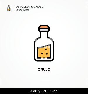 Orujo Simple vector icon. Illustration symbol design template for web ...