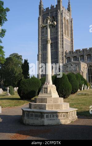 War Memorial, Long Melford, Suffolk Stock Photo - Alamy