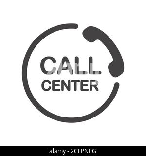 Call now icon. Attendance number symbol. Black sign on white background ...