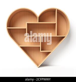 Heart shaped bookshelves, book shelf in the form of heart, love reading ...