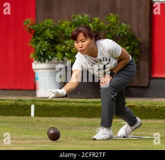 7 September 2020. Cooper Park Bowling Club, Elgin, Moray, Scotland, UK ...