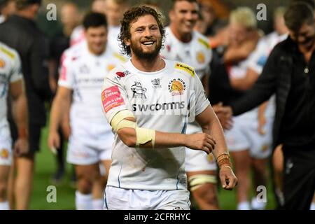 Exeter Chiefs' Alec Hepburn during the European Challenge Cup semi ...