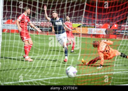 Scott Malone (14) of Millwall FC scores to make it 0-1 Millwall Stock ...