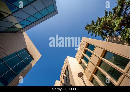 Exterior of buildings on the Mount Royal University Campus in Calgary ...