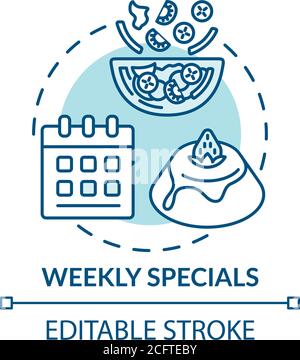 Weekly specials concept icon Stock Vector Image & Art - Alamy