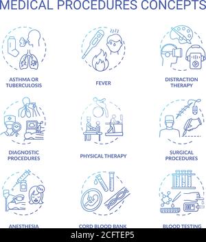 Industry procedures line icons collection. Compliance, Documentation ...