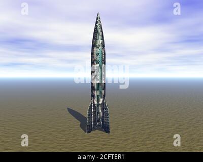 Rocket Before Launch Stock Photo - Alamy