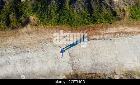 Aerial view of Katragaki beach, Tragaki, Zakynthos, Greece Stock Photo ...