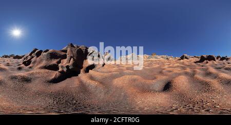 planet Mars, 8K HDRI map, spherical environment panorama background ...