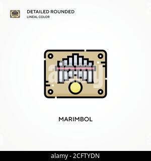 Marimbol vector icon. Modern vector illustration concepts. Easy to edit ...