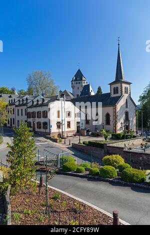 Berg Castle, the residence of the Grand Duke of Luxembourg, Colmar-Berg ...
