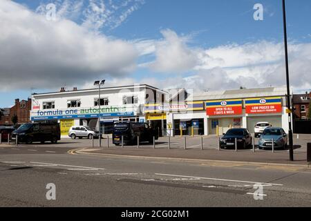 Formula one autocentres, forecourt, Chesterfield road, Sheffield ...