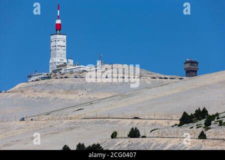 France, Vaucluse, Mont Ventoux (1912 m), Col des Tempetes, southern ...