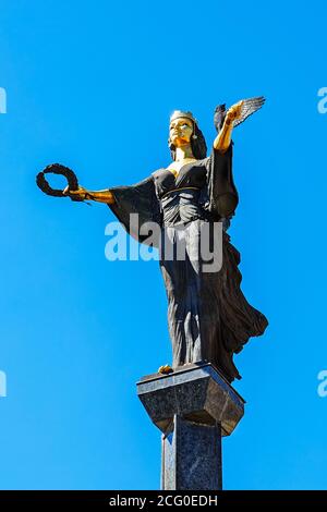 Sofia, Bulgaria, statue of Saint Sofia in the National Palace of ...