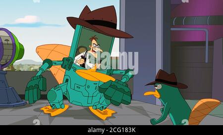 PHINEAS AND FERB, (from left): Dr. Doofenshmirtz, Perry the Platypus ...