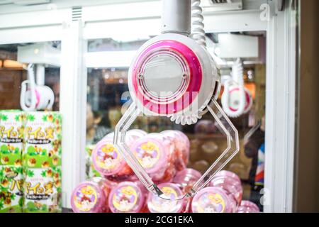 A Claw Crane Game Arcade in Dotonburi, Osaka, Japan Stock Photo - Alamy