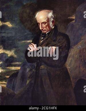 'Wordsworth on Helvellyn' by Benjamin Robert Haydon depicts the poet ...