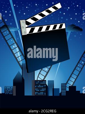 film movie cinema Stock Vector Image & Art - Alamy
