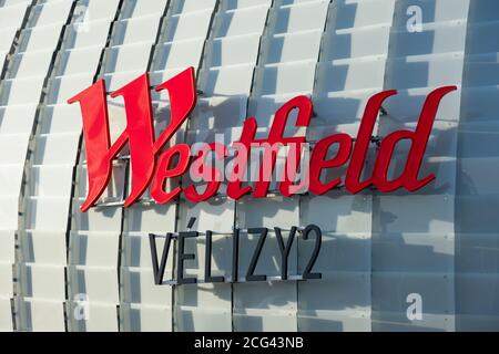 Vélizy-Villacoublay, France - July 19, 2020: Exterior view of Westfield ...