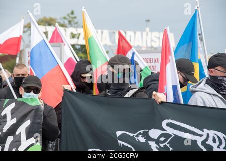 The No more brother wars march in Gdansk, Poland. September 5th 2020 ...