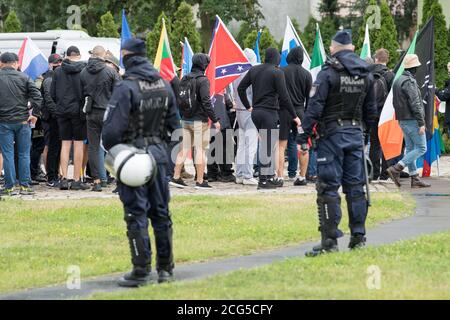 The No more brother wars march in Gdansk, Poland. September 5th 2020 ...