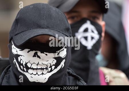 The No more brother wars march in Gdansk, Poland. September 5th 2020 ...