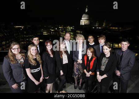 A group of Sheffield University students chosen as part of the Lloyds ...