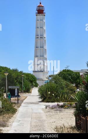 Cabo de Santa Maria Lighthouse, Culatra Island, Farol village, Olhao ...