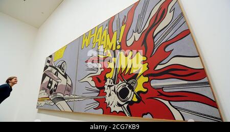 Roy Lichtenstein's painting Whaam! 1963 is exhibited during the press ...