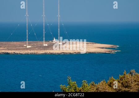 British radar station at Cape Greco on Cyprus Stock Photo - Alamy