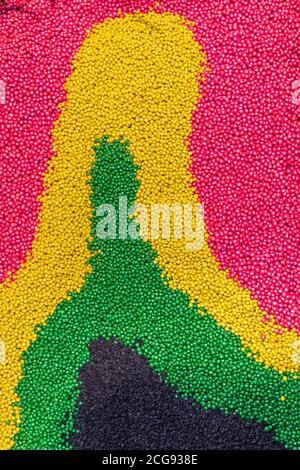 Many Colourful Small Ball Grains Agriculture Decoration Stock Photo - Alamy