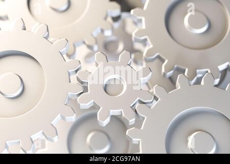 Business Gear teamwork Stock Photo - Alamy