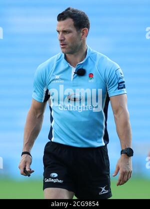 Referee Karl Dickson during the Gallagher Premiership Rugby Final at ...