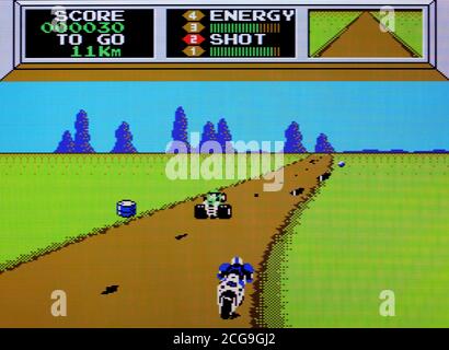 MACH Rider - Nintendo Entertainment System - NES Videogame - Editorial ...