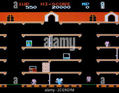 Mappy - Nintendo Entertainment System - NES Videogame - Editorial use ...