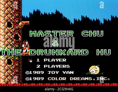 Master Chu & The Drunkard Hu - Nintendo Entertainment System - NES ...