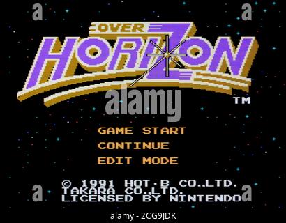 Over Horizon - Nintendo Entertainment System - NES Videogame ...