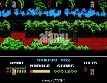 Platoon - Nintendo Entertainment System - NES Videogame - Editorial use ...