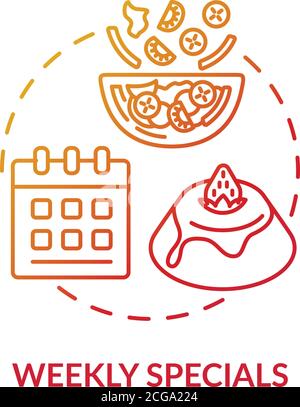 Weekly specials concept icon Stock Vector Image & Art - Alamy