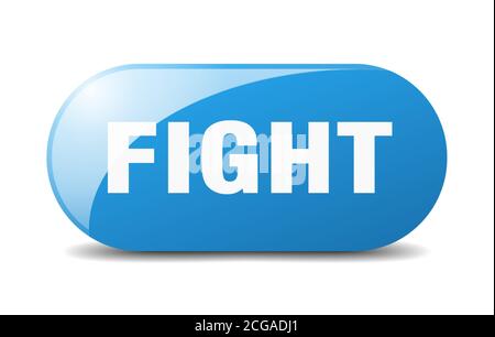 fight button. rounded glass sign. sticker. banner Stock Vector Image ...