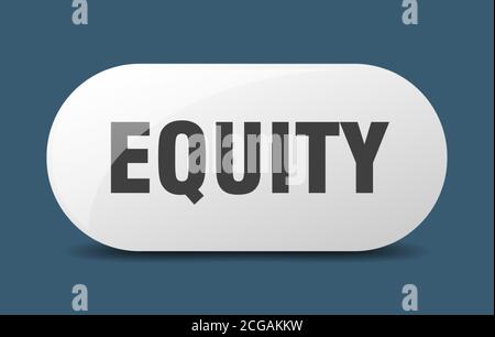 equity button. rounded glass sign. sticker. banner Stock Vector Image ...