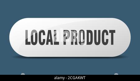 local product button. rounded glass sign. sticker. banner Stock Vector ...